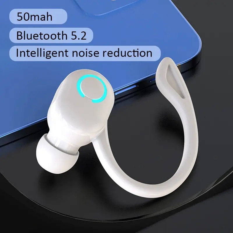S10 Single Bluetooth Earphone Pro Ear Hook Earbuds Wireless 5.0 Earbud ...