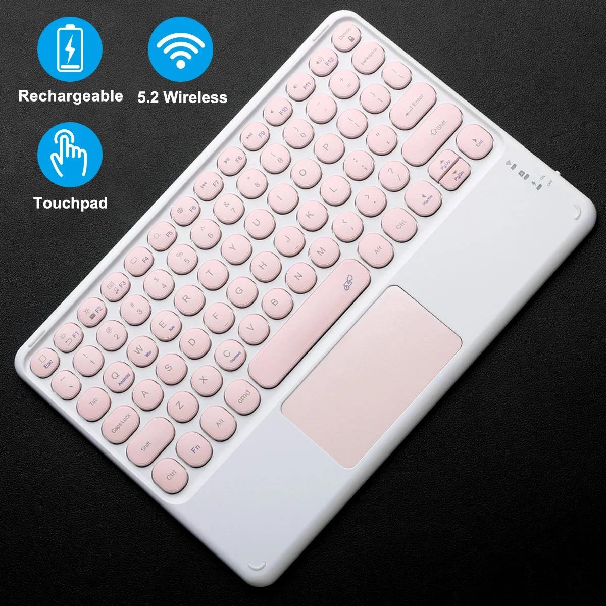 Travel Ultra-Slim Wireless Keyboard with Touchpad for ipad 10-Inch ...