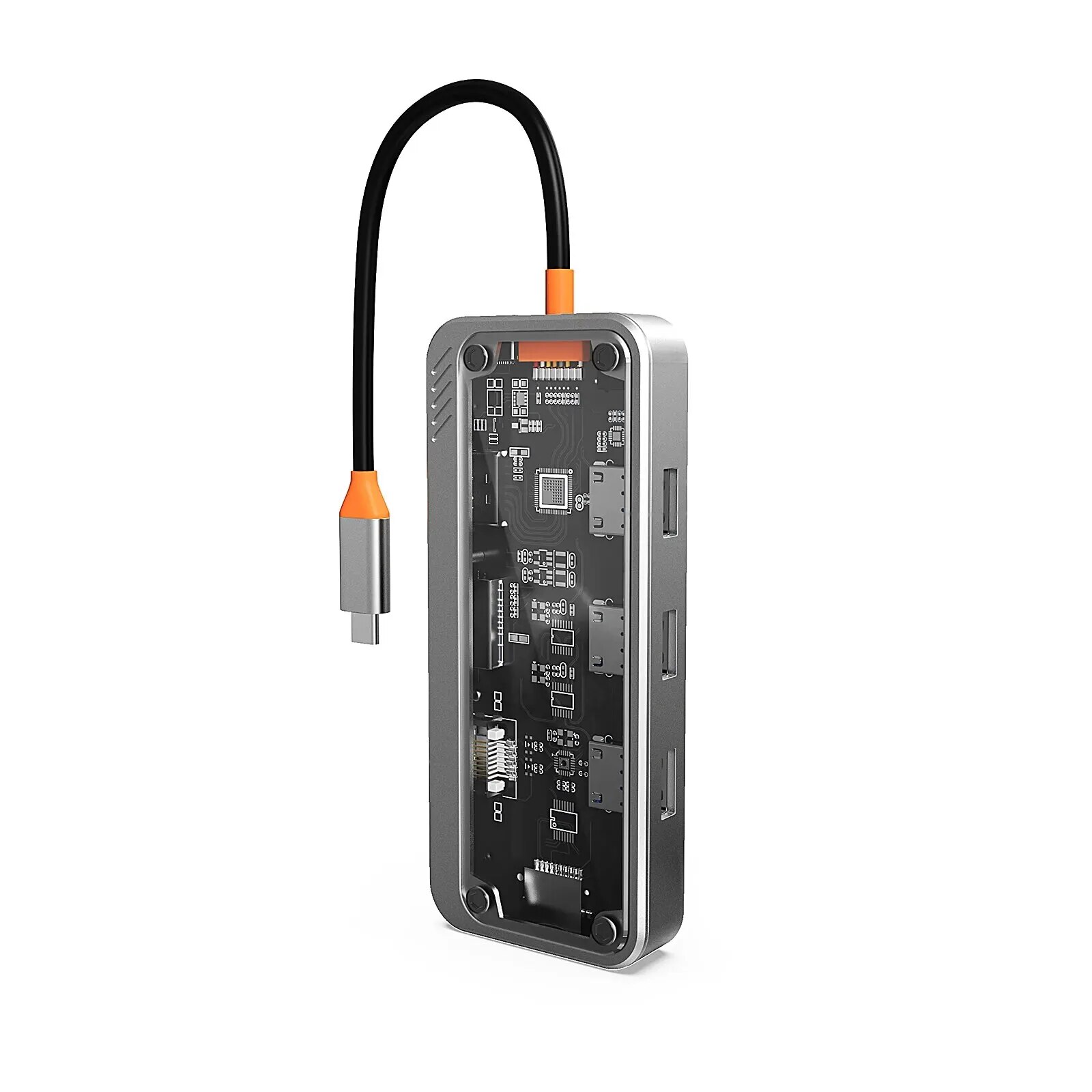 COTECi USB C HUB 10 in 1 Docking Station RJ45 3.0 Type C HDMI Adapter 3 ...