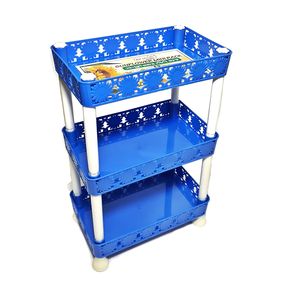 Multi-Functional 3 Layer Plastic Kitchen Bathroom Shelf Organizer ...