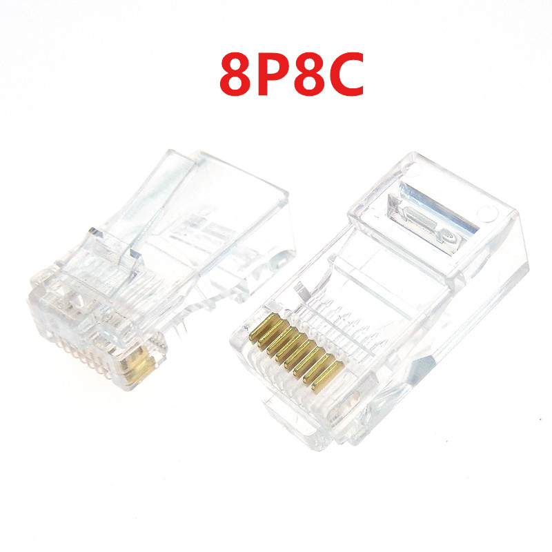 10 pcs RJ11 4P4C 6P6 6P4C 6P2C 8P8C Modular Network Jack Vertical Ports ...