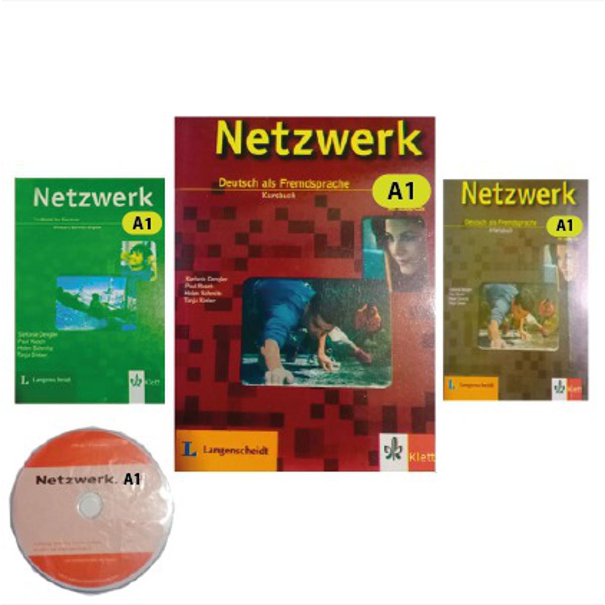 Netzwerk Deutsch als Fremdsprache A1 (Textbook + Workbook + Glossar ...