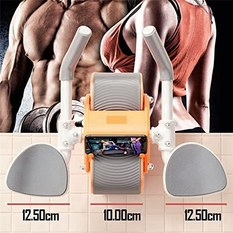 Ab Roller Wheel Abdominal Wheel Automatic Rebound with Elbow Support ...