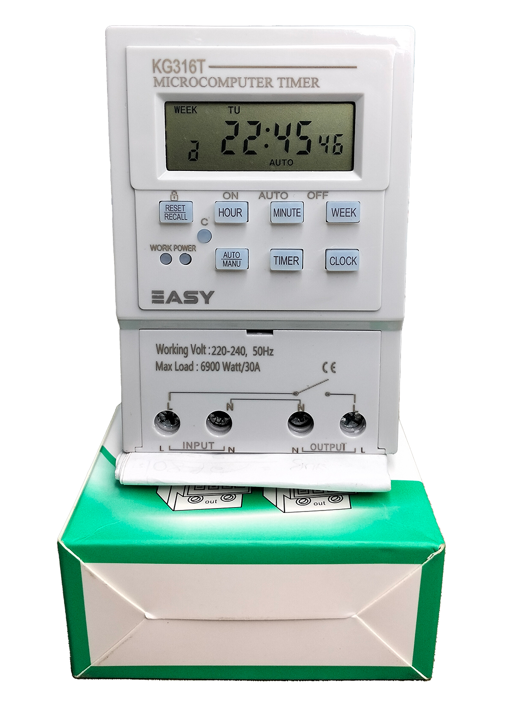 Primium Quality- Digital Microcomputer Electronic Timer Switch - AC220V - Convenient Time ...