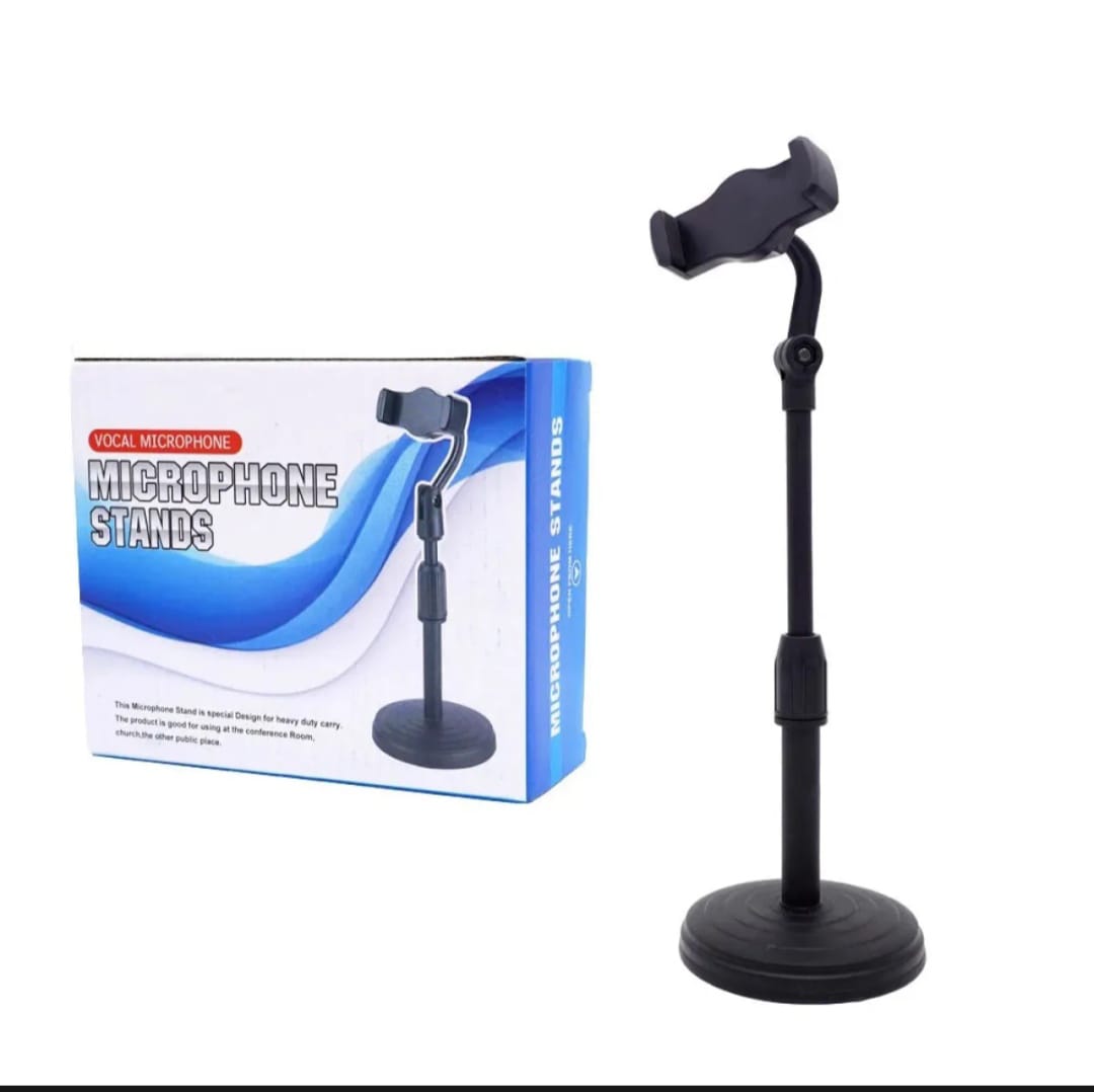 Mobile Phone Holder Height Adjustable Stand & 360° Rotatable for Live ...