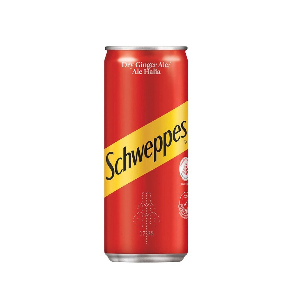 Schweppes Dry Ginger Ale Can 330 mL | Daraz.com.bd