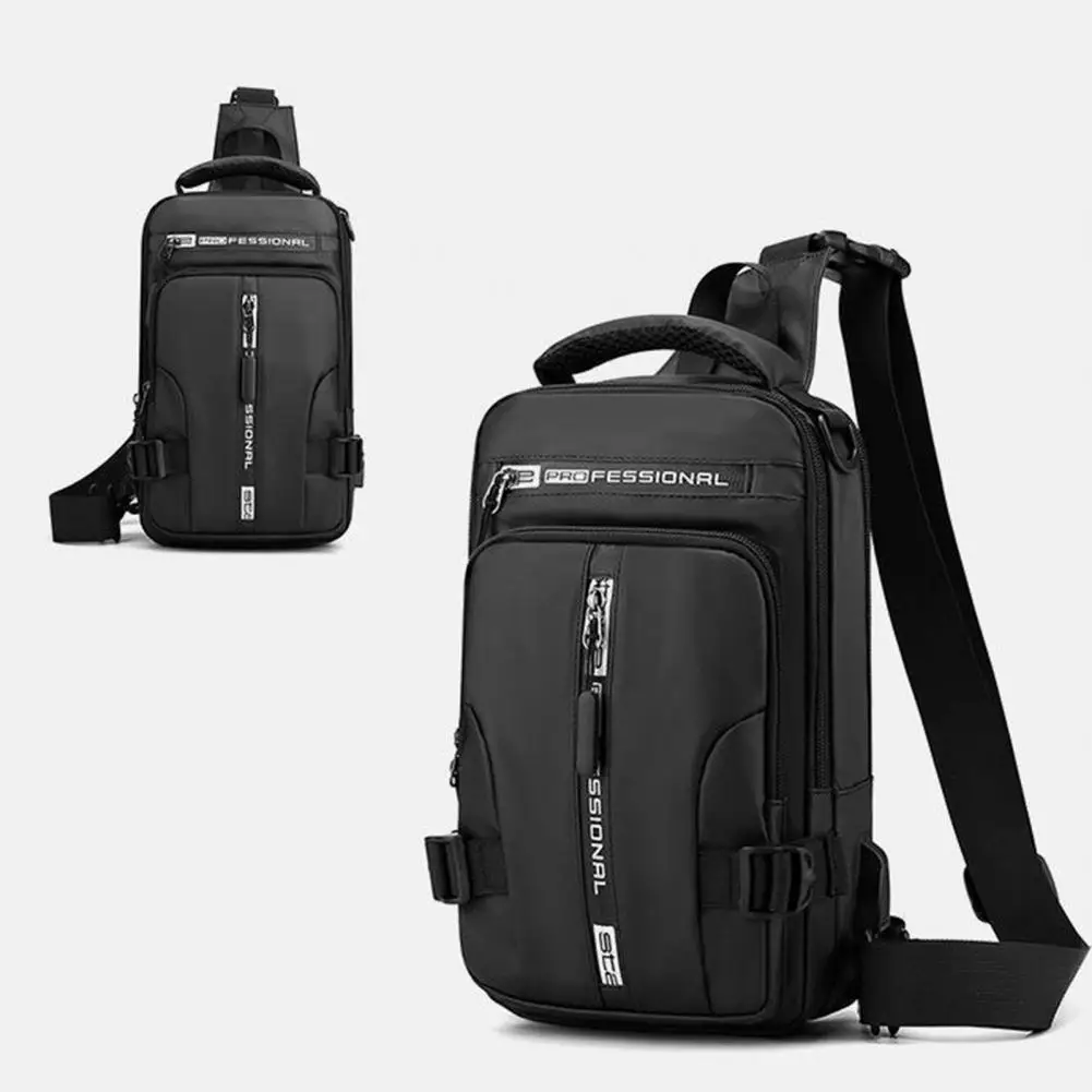 Waterproof Multifunctional Backpack for Man Crossbody Bag USB Charging ...