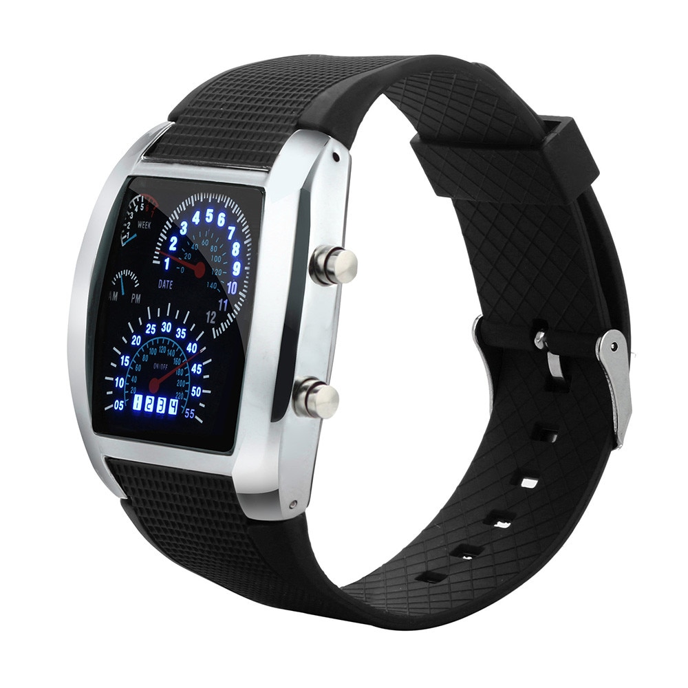 【happy one】Fashion Men's Watch Unique LED Digital Watch Men Watch ...