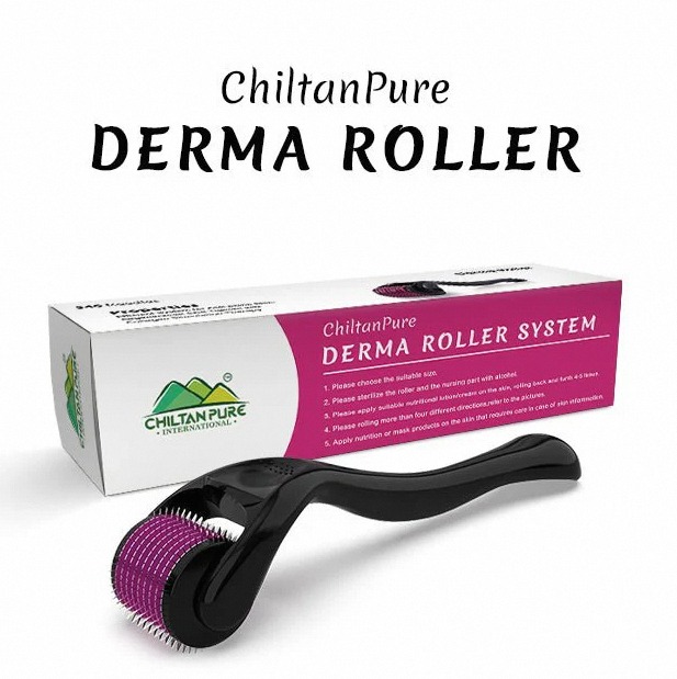 Drs Derma Roller 1mm For Hair Growth And Face - 540 Microneedles ...