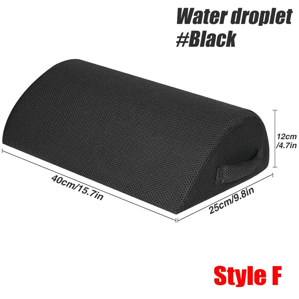 2 Heights Adjustable Foot Rest Under Desk, Soft Memory Foam Footrest ...