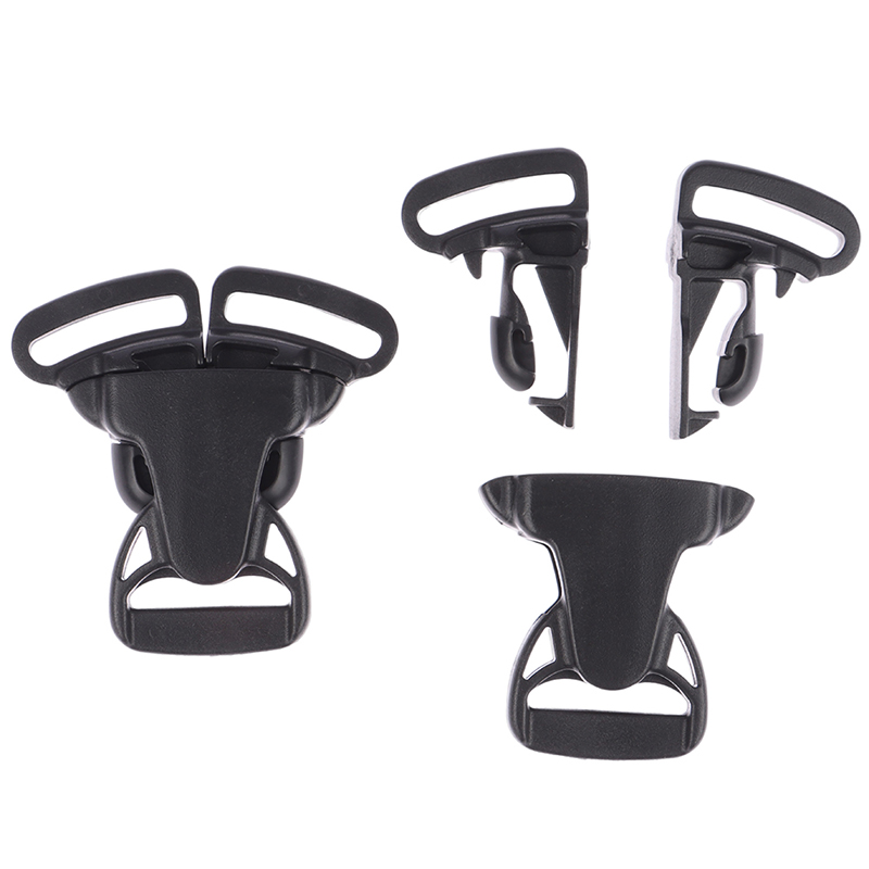 25mm 3 Way Three Point Side Release Buckle Quick Plastic Black Baby ...