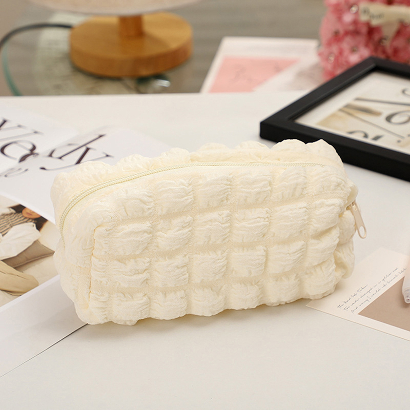 Cute fashion Plush Zipper Pencil Bag School Office Supplies Stationery ...