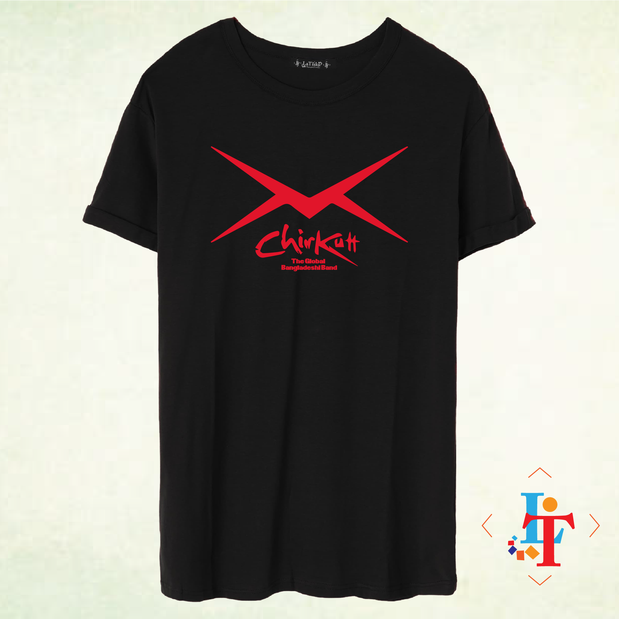 Chirkutt Red T-shirt Short Sleeve Unisex Cotton Bassic | Daraz.com.bd