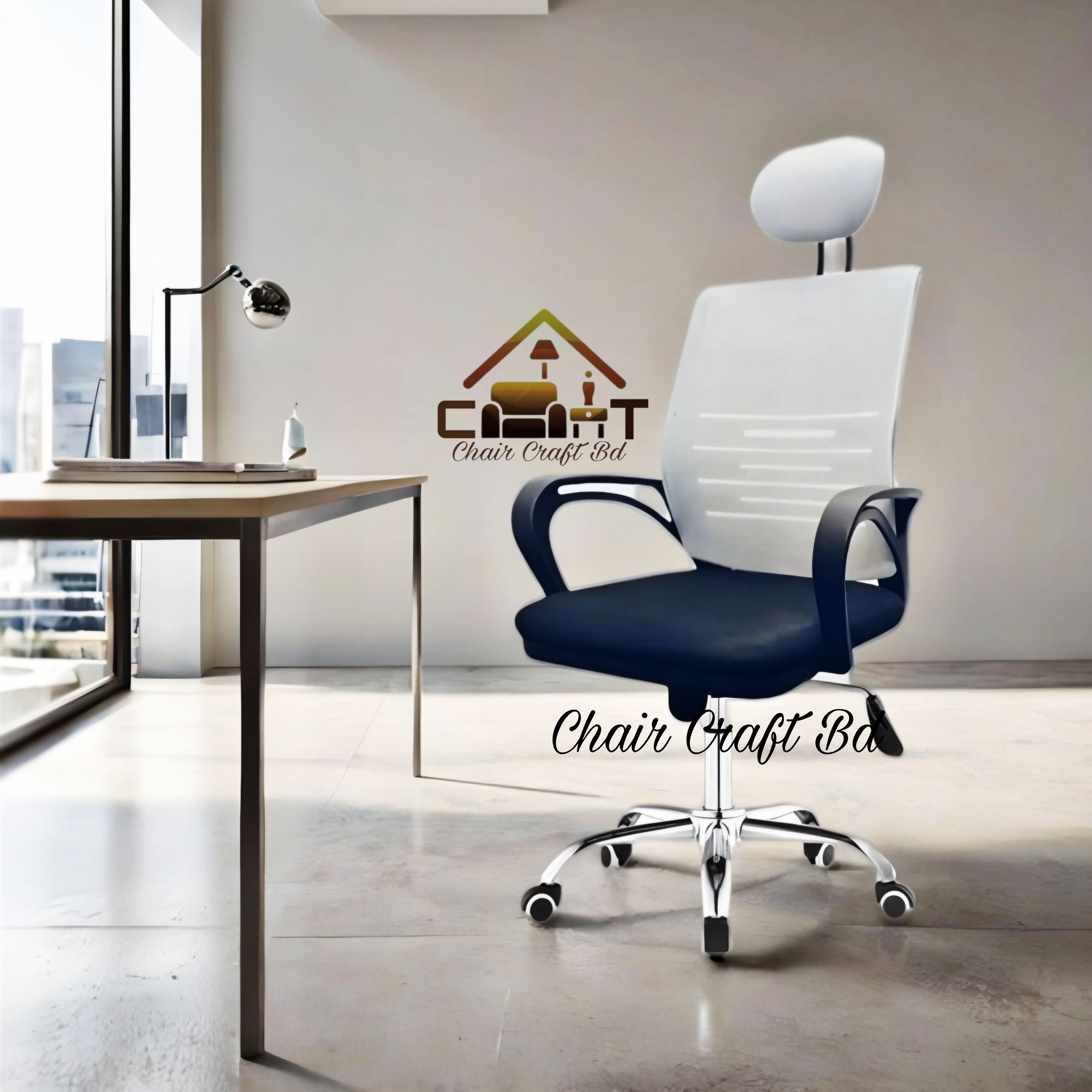 7k Executive chair with headrest Plastic Home/Office Chair CFT-EC-03HP