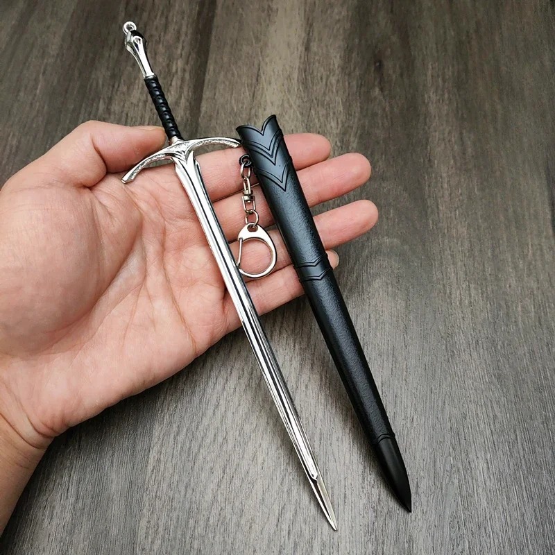 Glamdring Aragorn Narthil Elves Anduril Middle-earth 22CM Metal Katana ...