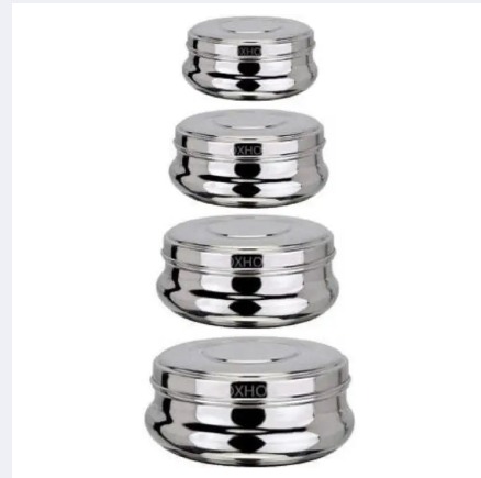 4Pcs Bowl Set/Bati Set/Steel Bati Set/ High Quality Steel Bowl Set/Food ...