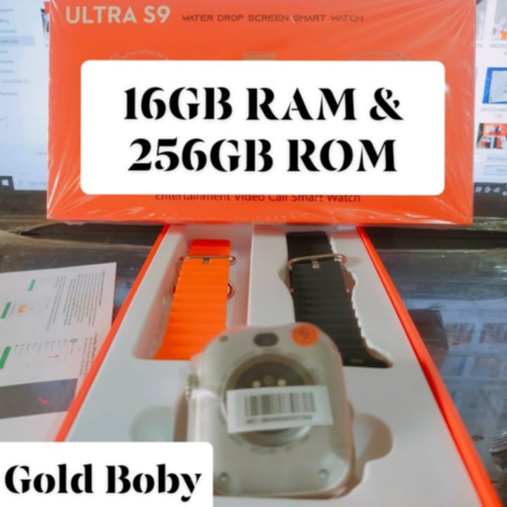 Mobile Watch Ultra S9 16GB RAM & 256GB ROM 5G Android Smartwatch With ...