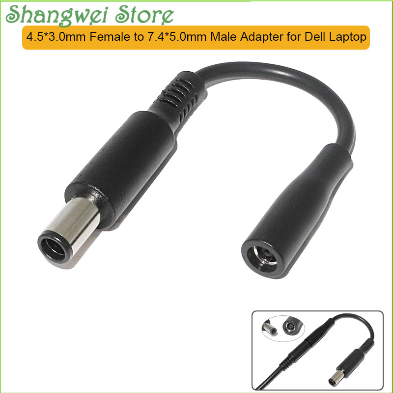 Dc Power Adapter Connector for Dell Laptop Adapter 4.5*3.0mm Female to ...