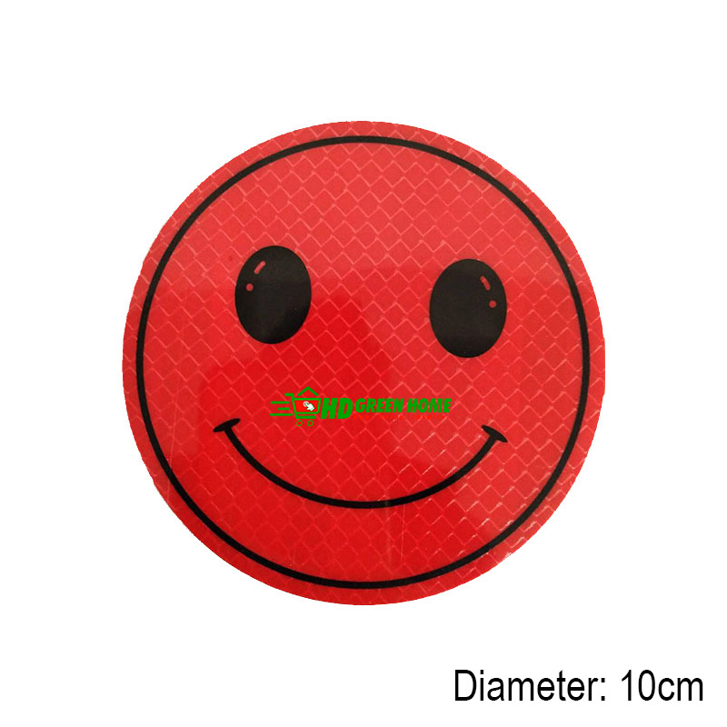 Smiley Face Reflective Sticker Smile Emoji Car Bumper Door Safety ...