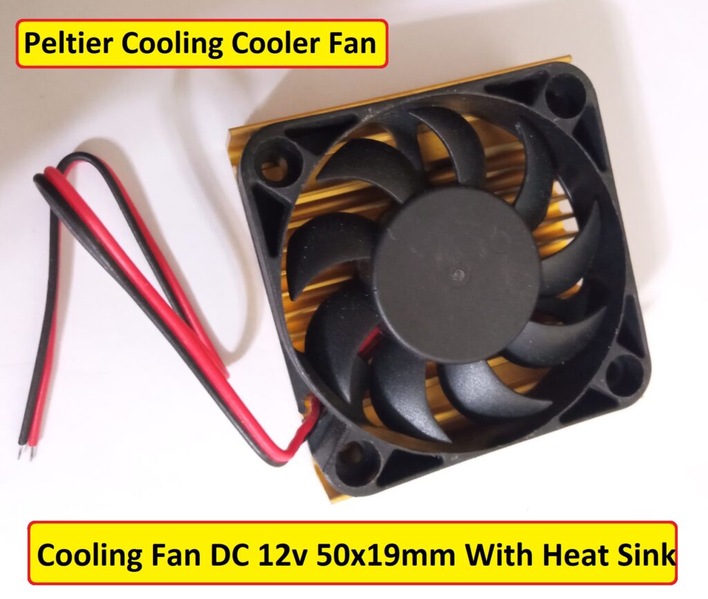 PELTIER Coolingm Fan DC 12V 50x19mm 2″ Inch Brushless Fan With ...