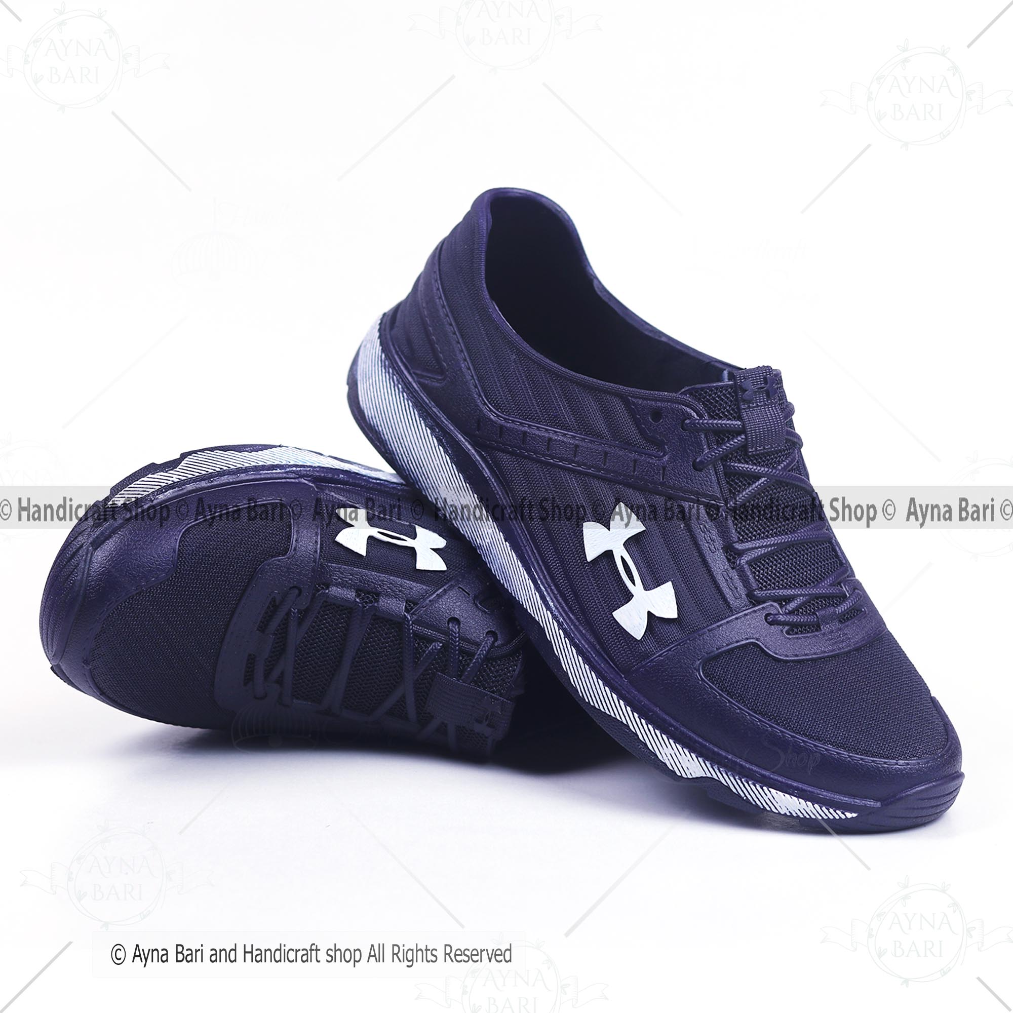 Rubber shoe Rain shoe UA Under Armour Full rubber Loafer Running Shoe ...