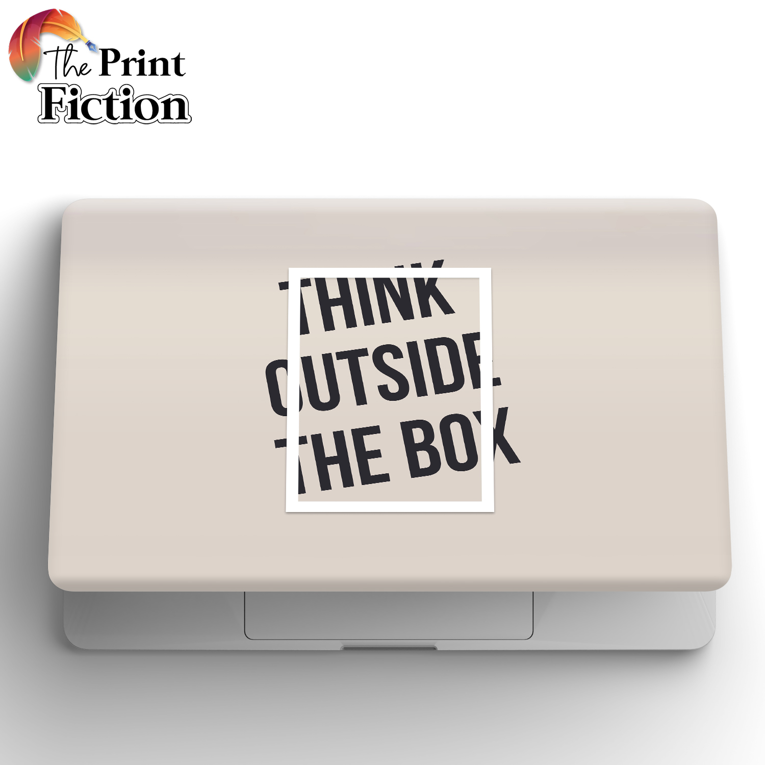 Think Outside The Box Laptop Sticker