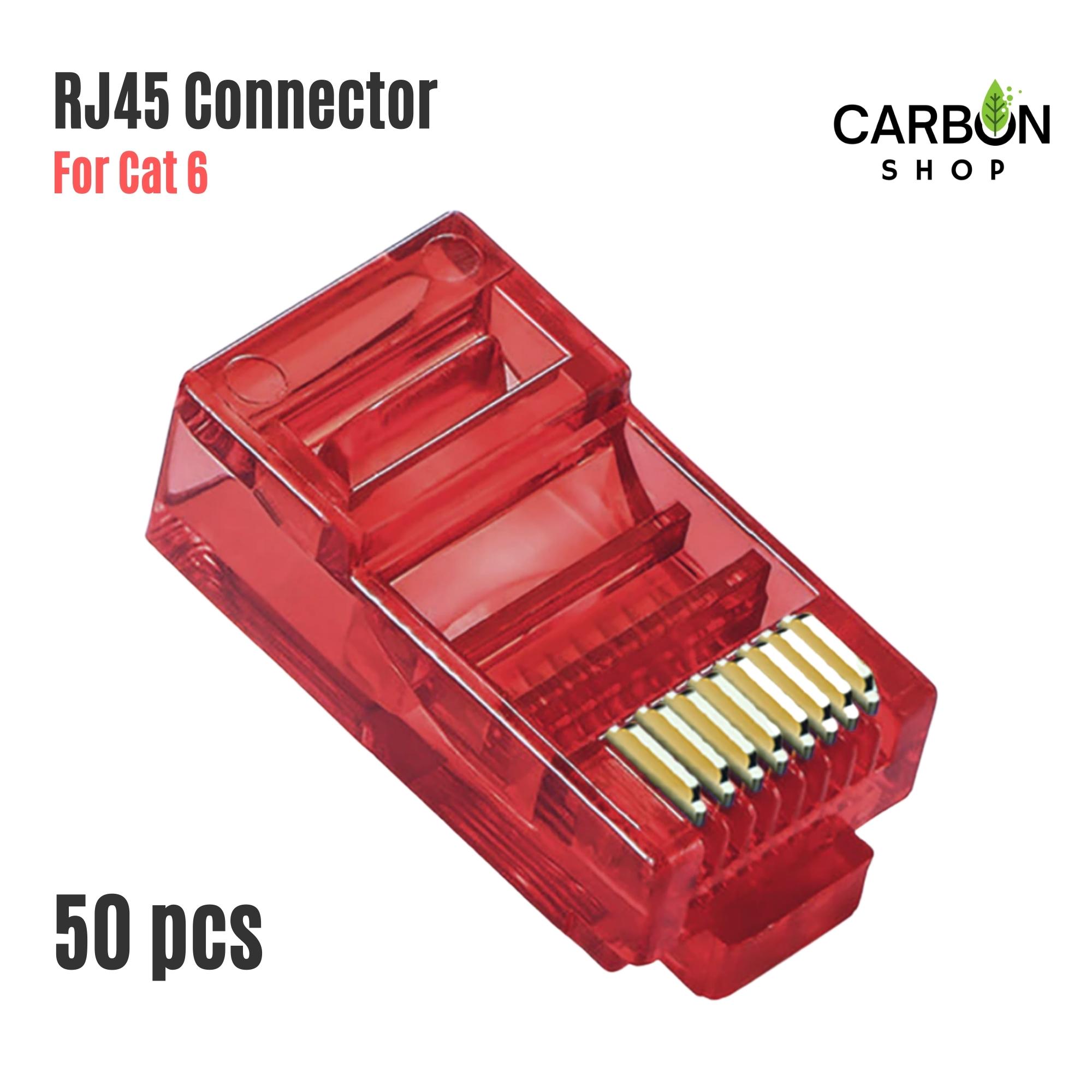 RJ45 Connector for Cat 5 Cat 6 Cat 7 Cable Network Unshielded RJ45 Plug ...