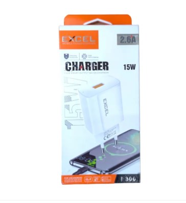 Excel E300 Fast Charger 15W Charging With Cable | Daraz.com.bd