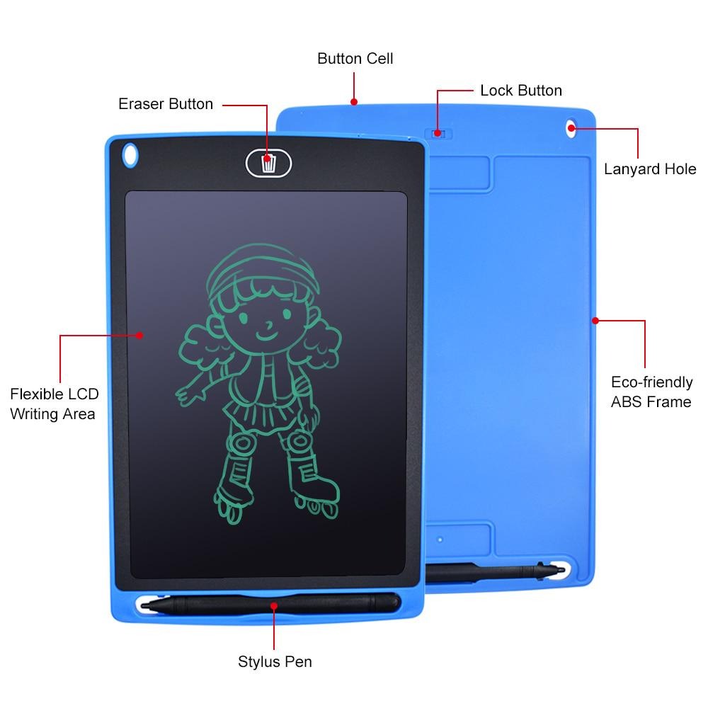8.5" 10" and 12" LCD Writing Tablet Drawing Pad, eregible e-writer ...