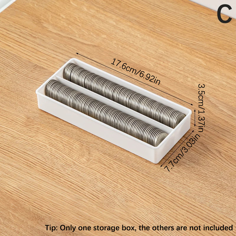 Portable Storage Box Paper Money Album Currency Banknote Case Coin ...