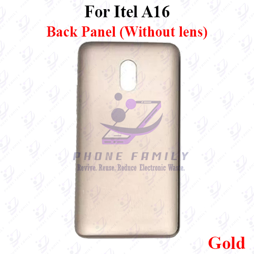 For Itel A16 Back Panel/Backshell/ Casing + Side Button With Logo-All ...