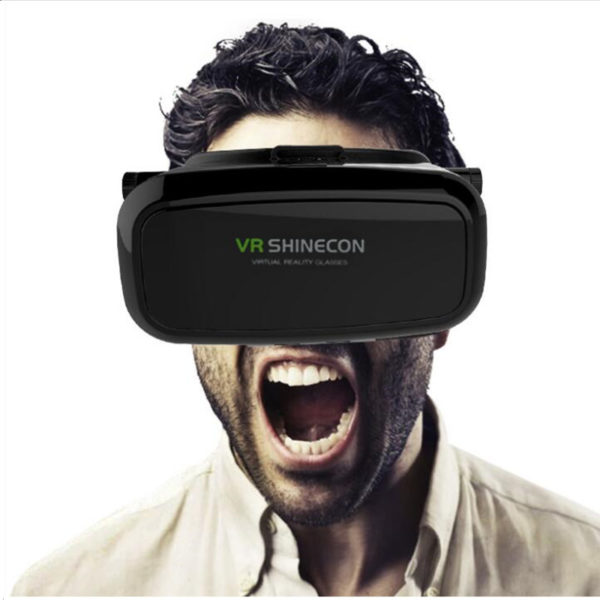 VR Box Shinecon 3D Glass with Remote - Black | Daraz.com.bd