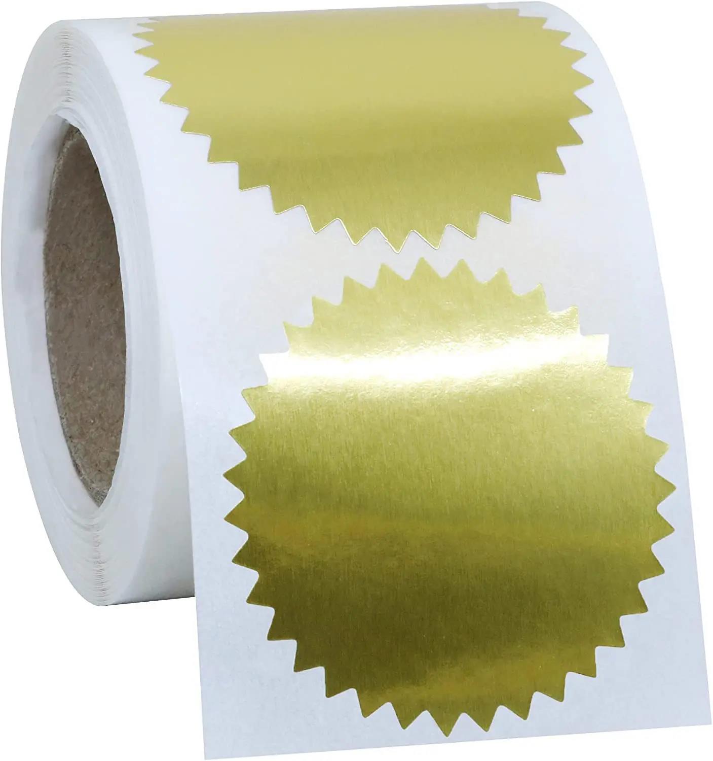 250pcs Embossed Stamps Gear Stickers Gold Silver Steel Seals ...