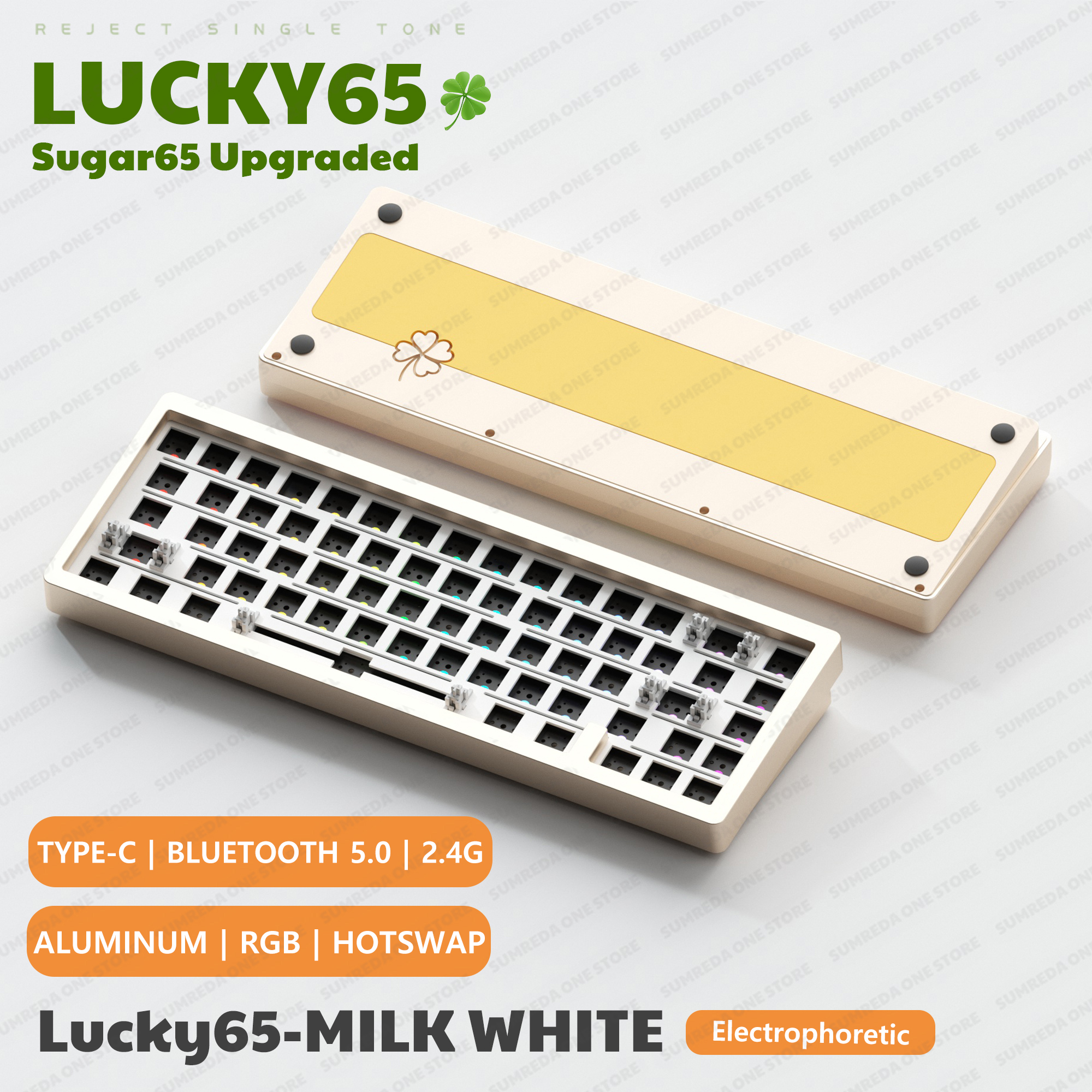 Weikav Lucky 65keys Sugar65 V2 Lucky65 Custom Wireless Aluminum ...
