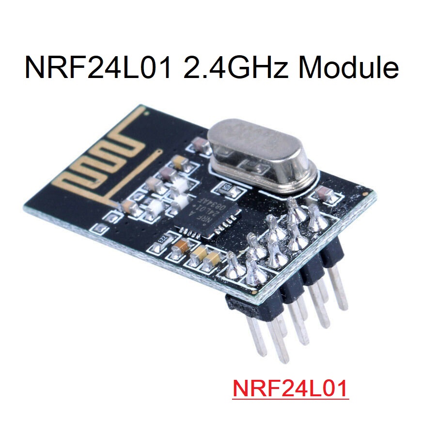 NRF24L01 NRF 24L01 Module 8 Pin Leads Header For Cables - Multi Plug ...