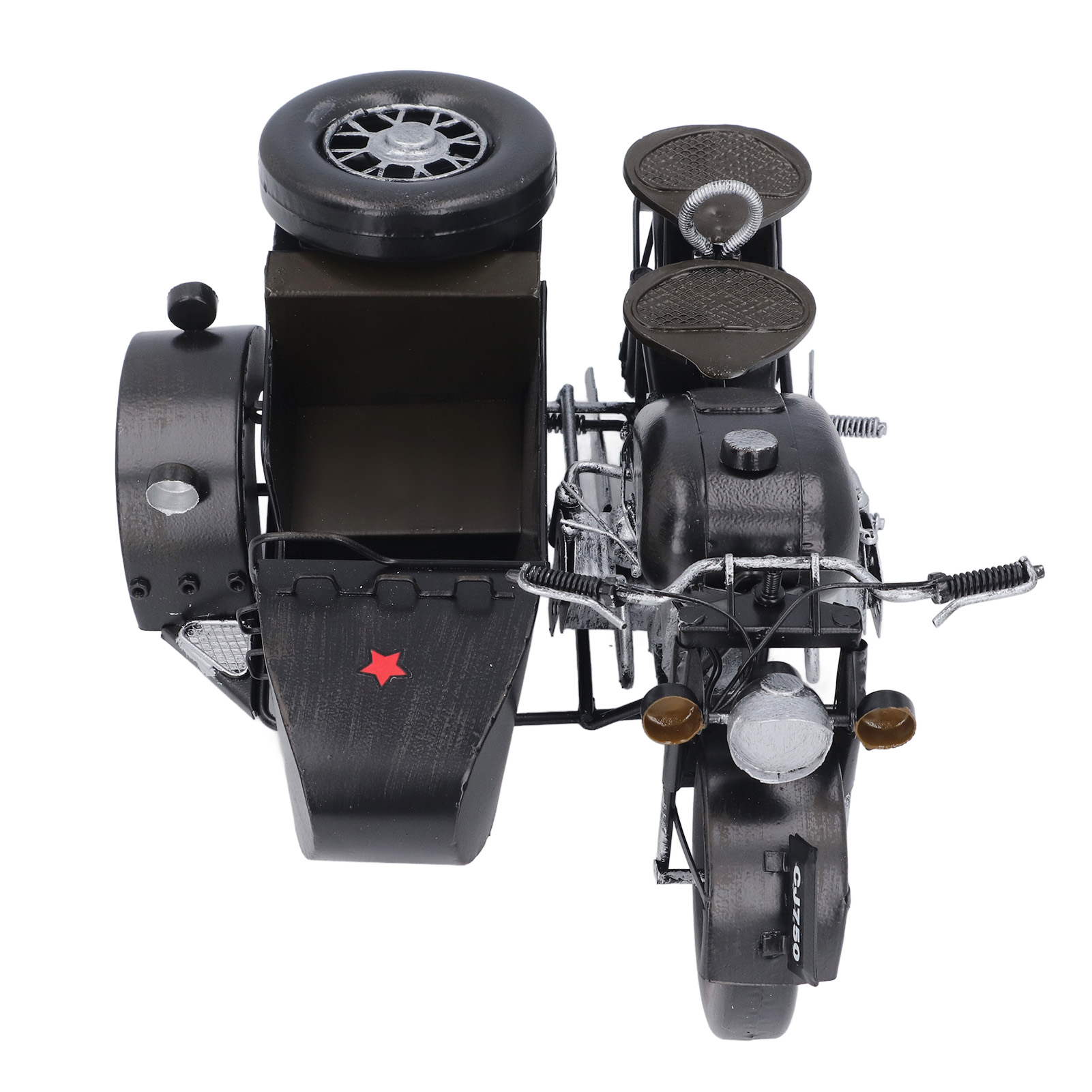 Vintage Sidecar Motorcycle Model Simulation Relieve Stress Metal Three ...