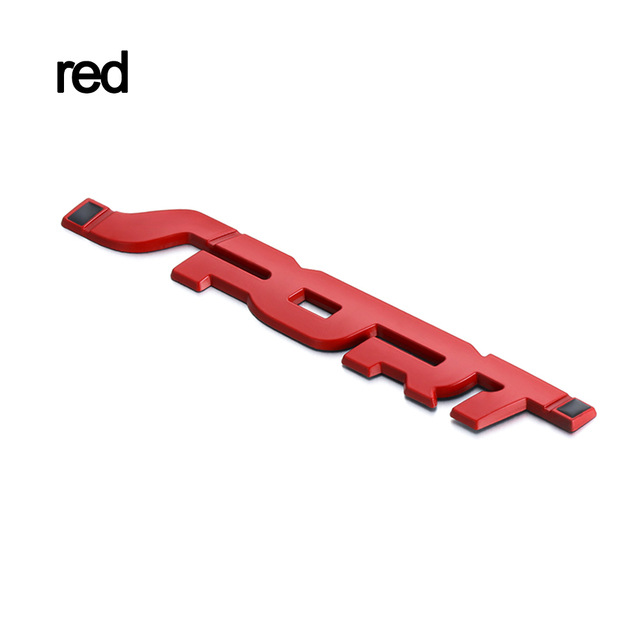 Car 3D metal sports car stickers modified sports SPORT side tail label ...
