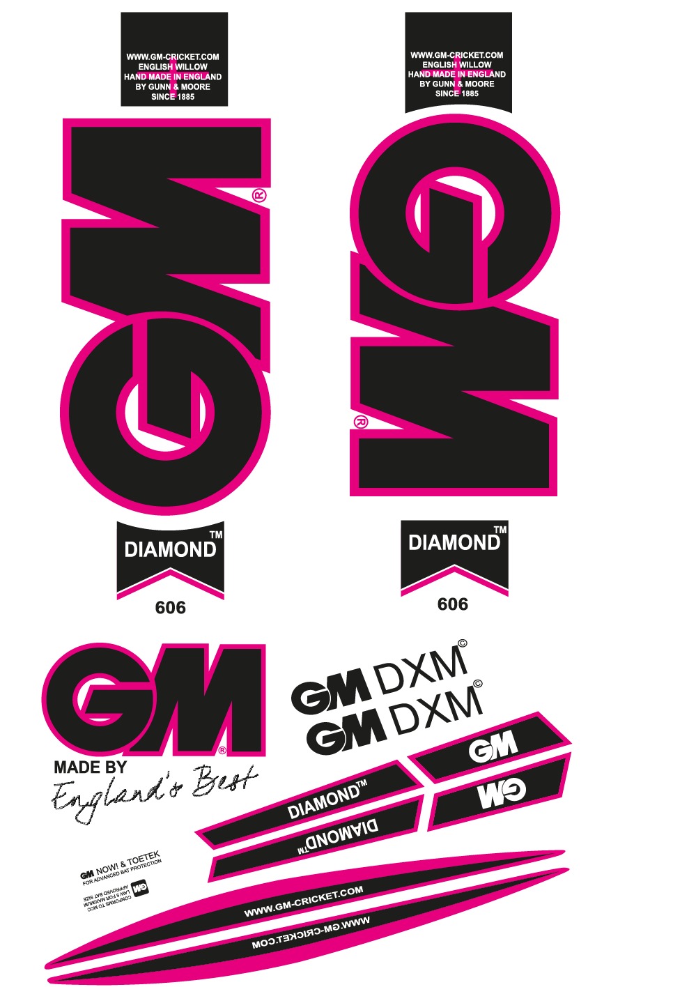 GM bat sticker kagoj sticker 1 pis | Daraz.com.bd