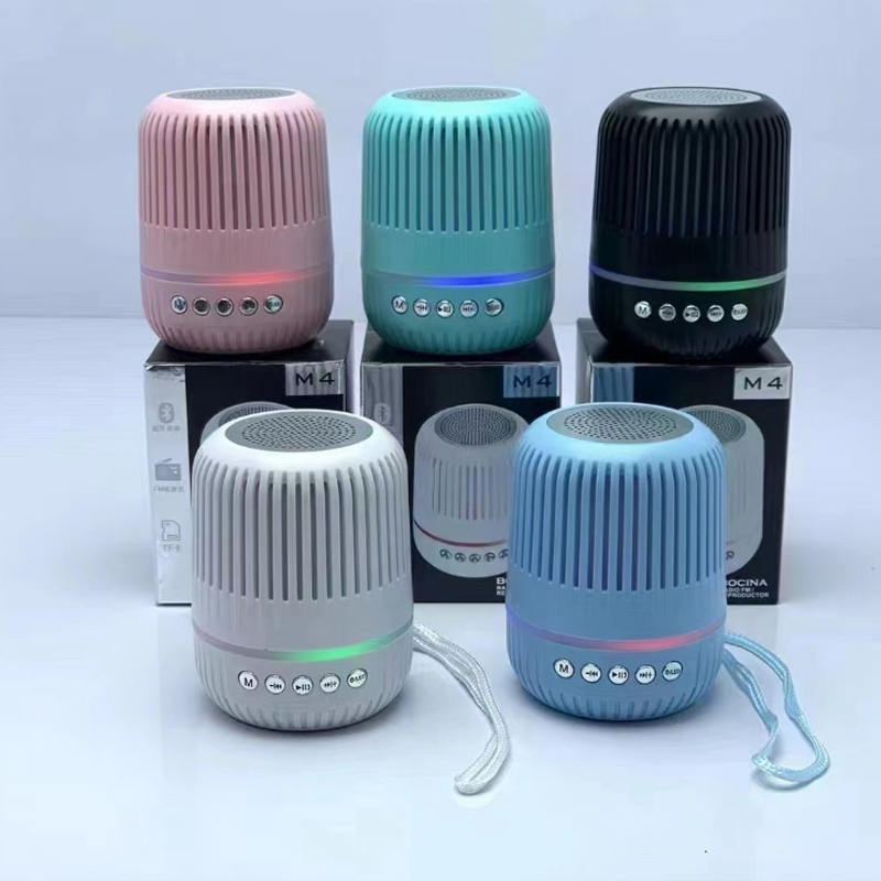 MINI Bocina M4 Portable Bluetooth Wireless Speaker RGB Radio FM ...