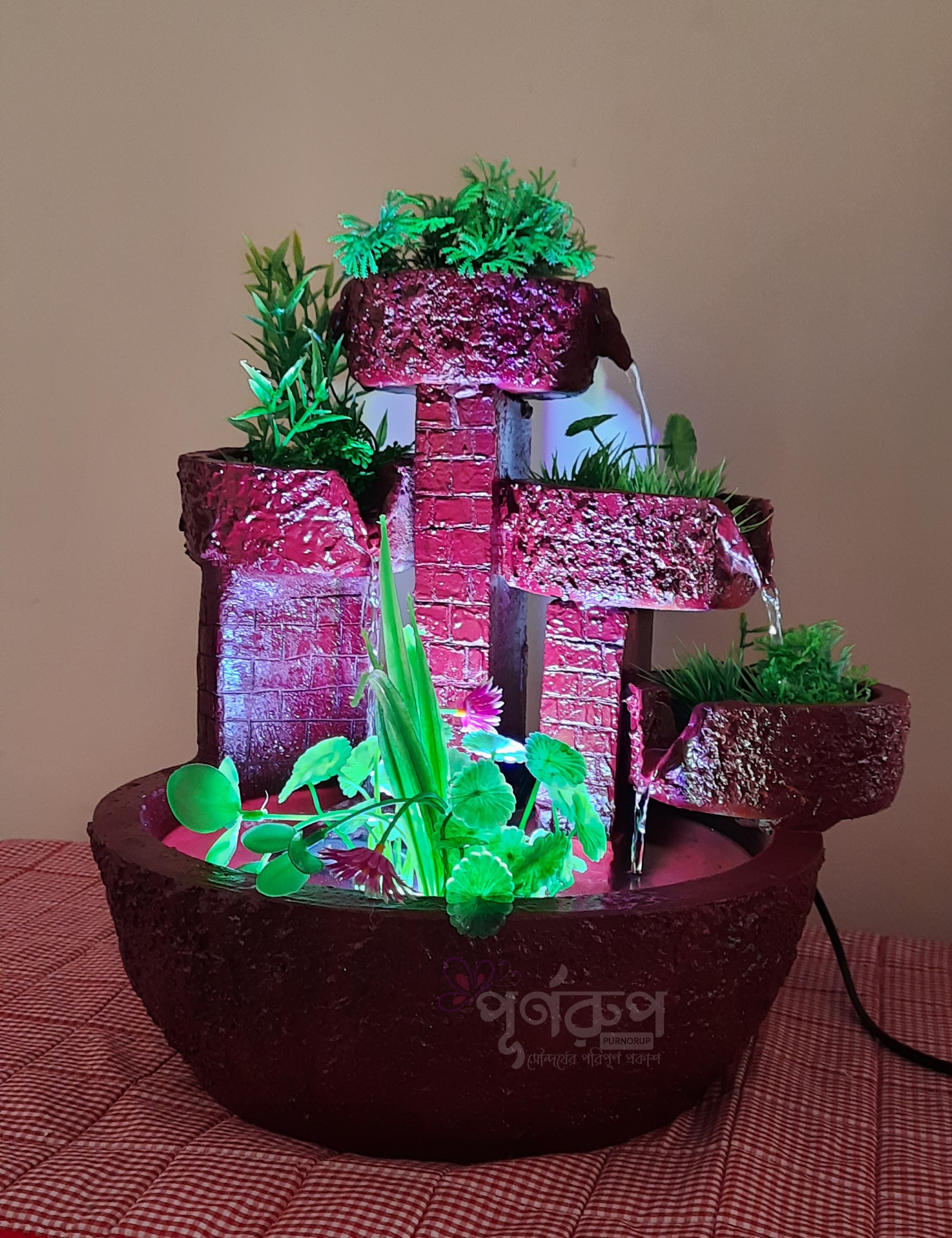 Table top handmade water fountain showpiece for home or office decor ...