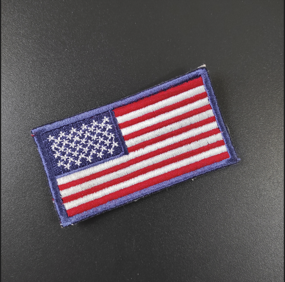 COUNTRY FLAG - VELCRO PATCH - USA FLAG- EMBRIODARY PATCH USA | Daraz.com.bd