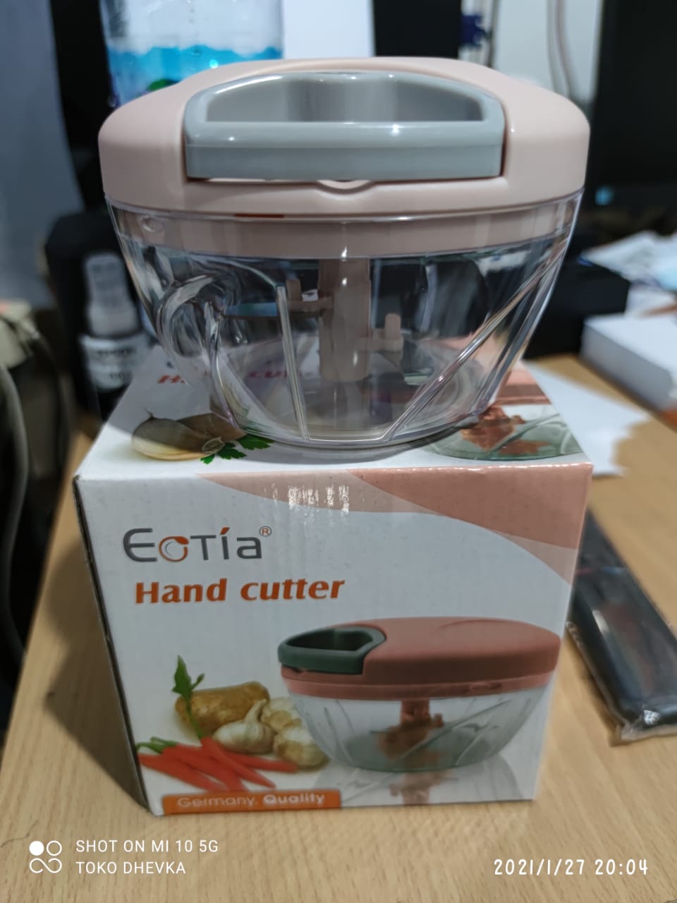 EOTIA Food Processor Manual Shredder Vegetable HAND Cutter Chopper 3 ...