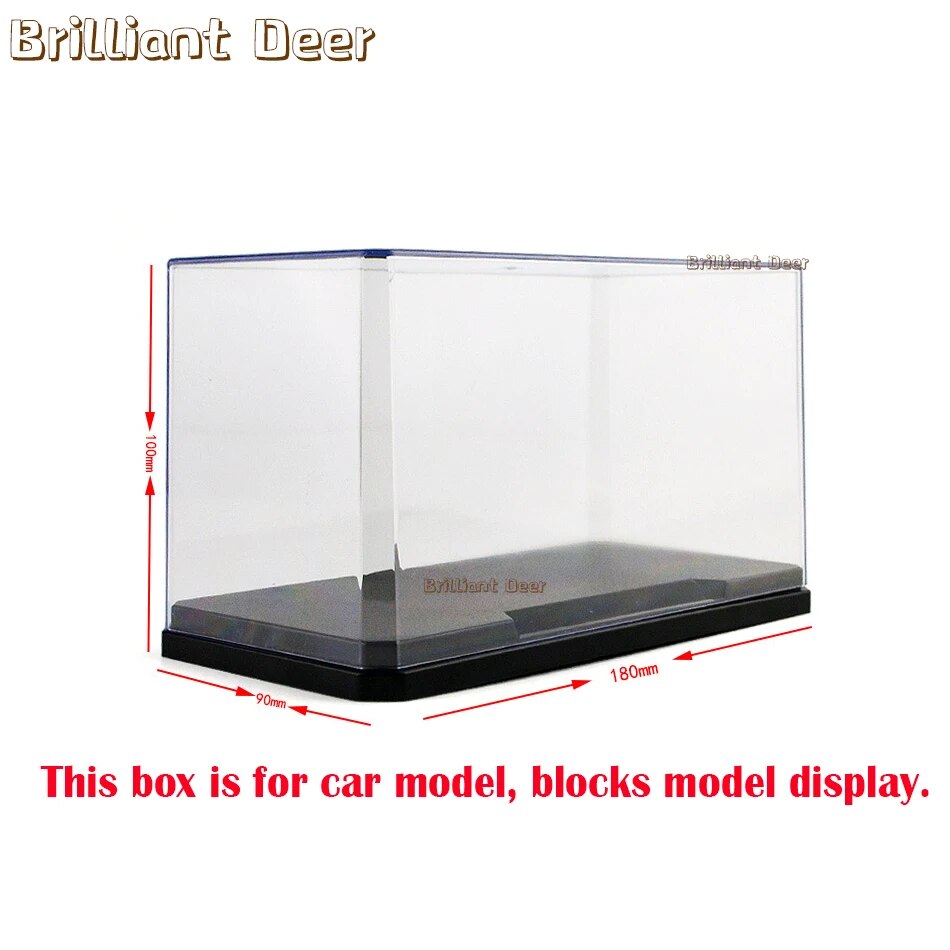 3 Steps Dustproof Acrylic Figures City Car Model Collection Display Box ...
