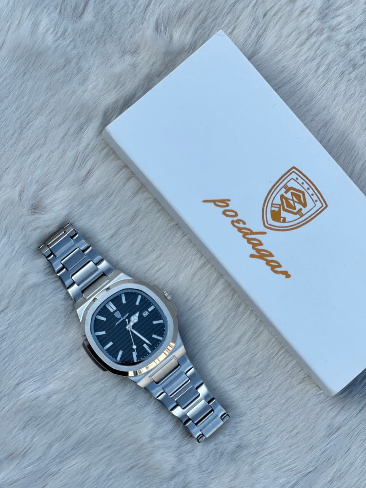 Poedagar 613 Business Quartz Luxury Stainless Steel Watch For Men