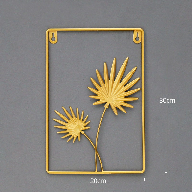 Creative Wrought Iron Metal Wall Decoration Round Wall Hanging Wrought ...