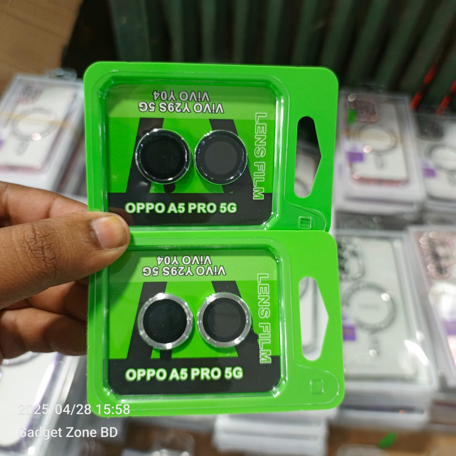 For Oppo A5 Pro 5G Camera Ring Lens Protector Rings Aluminium Tempered ...