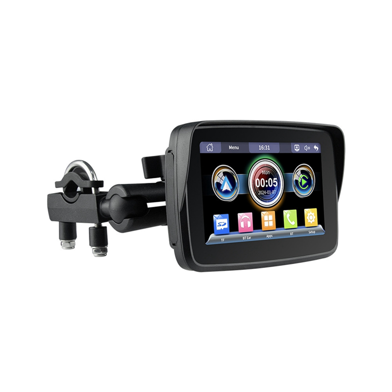 5 Inch Motorcycle Waterproof Display Motorcycle Wireless Carplay ...