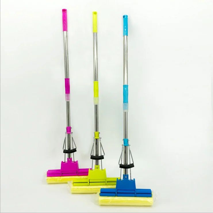 PVA Extendable Mop Double Roller Sponge Foam Chinese 1pc | Daraz.com.bd