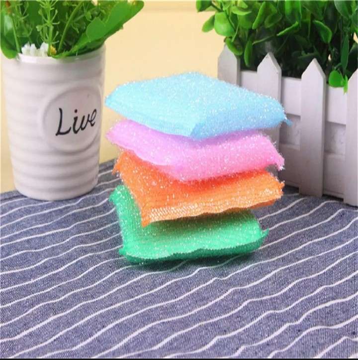4 pieces Dish wash foam scrubber pad- 4 pcs ( majuni)/ Dish wash ...