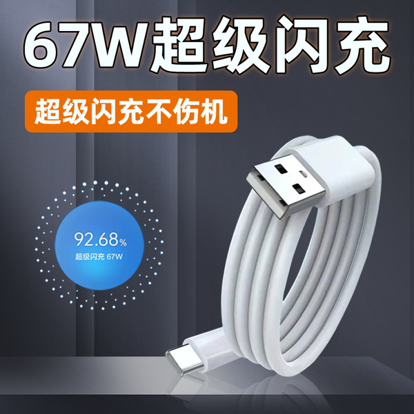 OPPO 67W Super Dart/VOOC Power Adapter US With USB To Type C Dart Cable